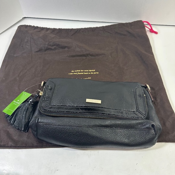 kate spade | Bags | Kate Spade Marcela Biscayne Bay Black Leather ...